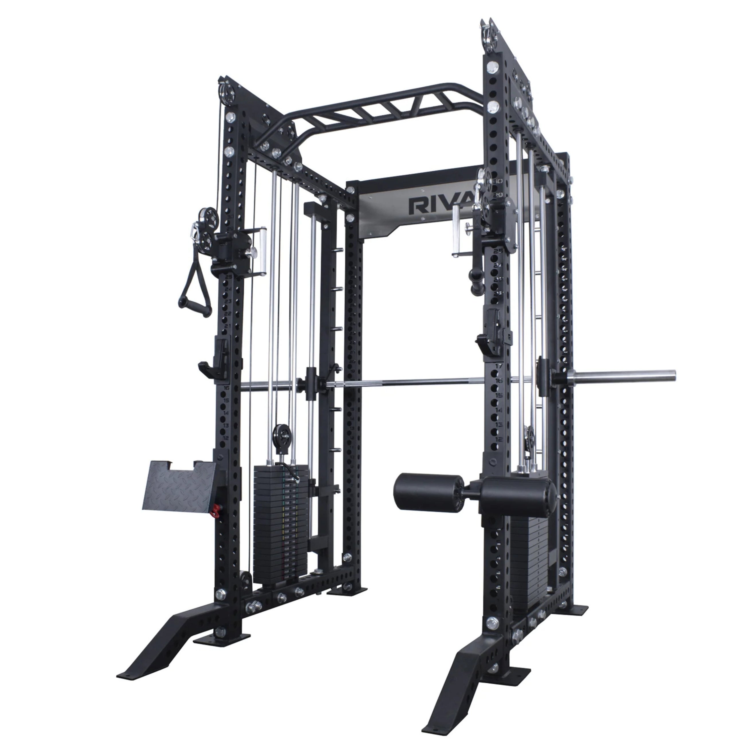 Rival Strength S-2 Series Power Rack With Dual Adjustable Pulley and S